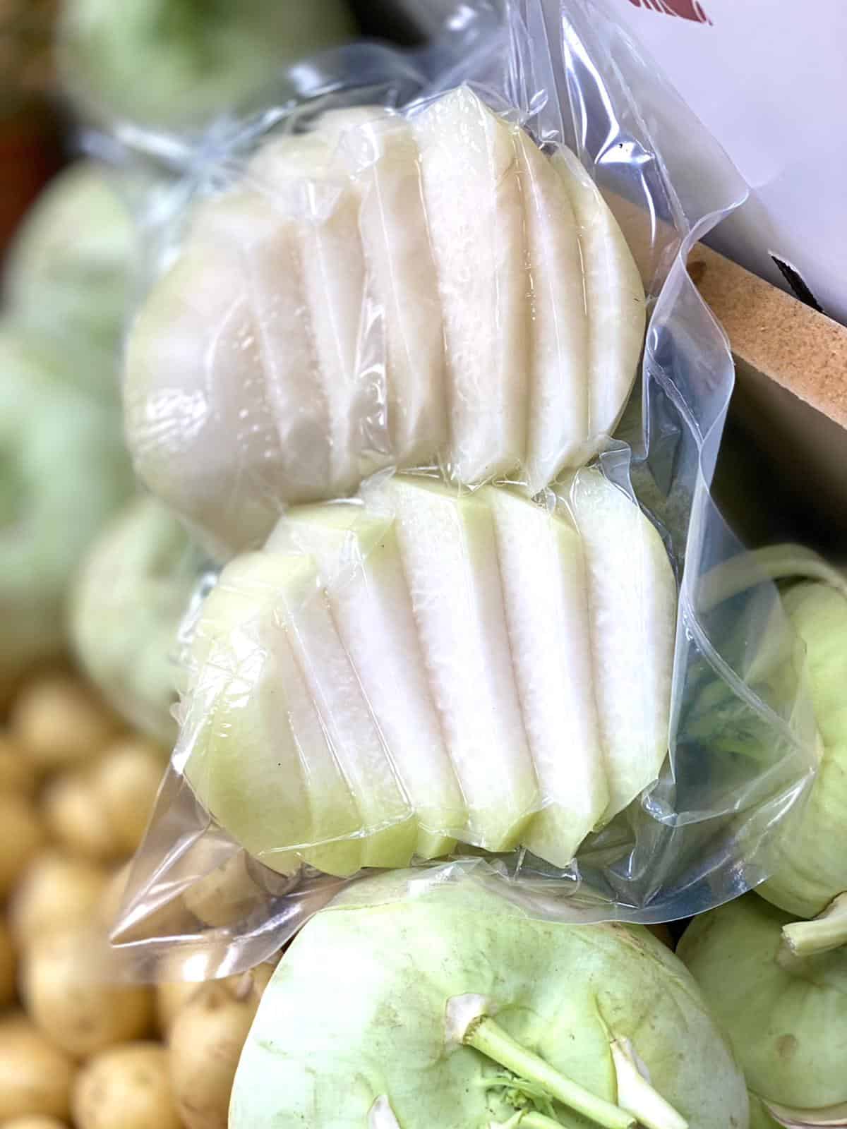 Peeled Kohlrabi - Leons Fruit Shop