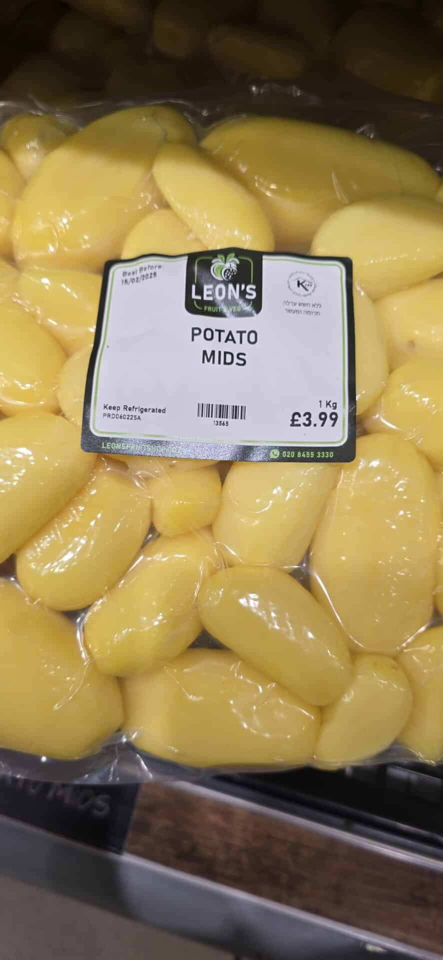 Peeled Potato Mids (Baby) – Leons Fruit Shop